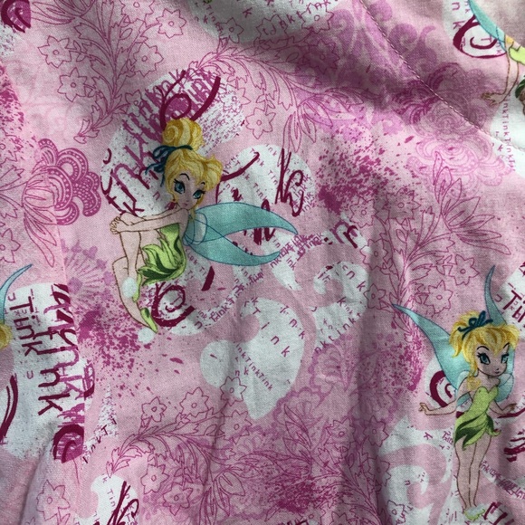 Disney | Tops | Disney Tinkerbell Lab Coat Jacket Pink L | Poshmark